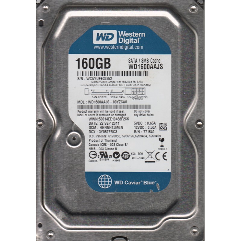 WD Caviar Blue 160GB 7200 IDE/ATA Recertified |PcComponentes WD Caviar Blue 160GB 7200 IDE/ATA Recertified |PcComponentes