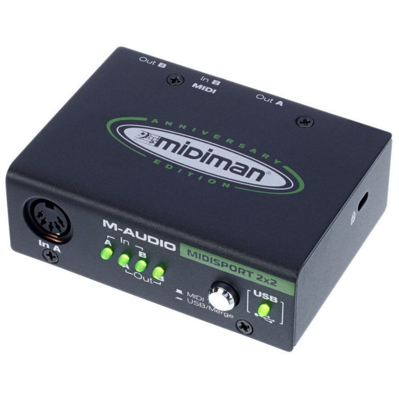 M-Audio MidiSport 2 x 2 USB Interface Midi | PcComponentes.com
