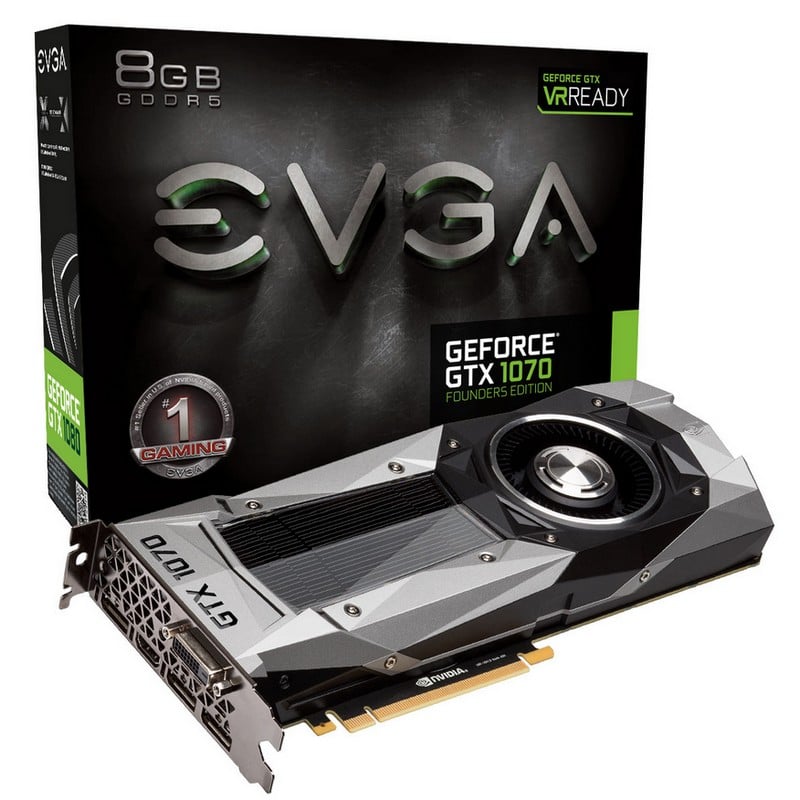 EVGA GeForce GTX 1070 Founders Edition 8GB GDDR5 | PcComponentes.com