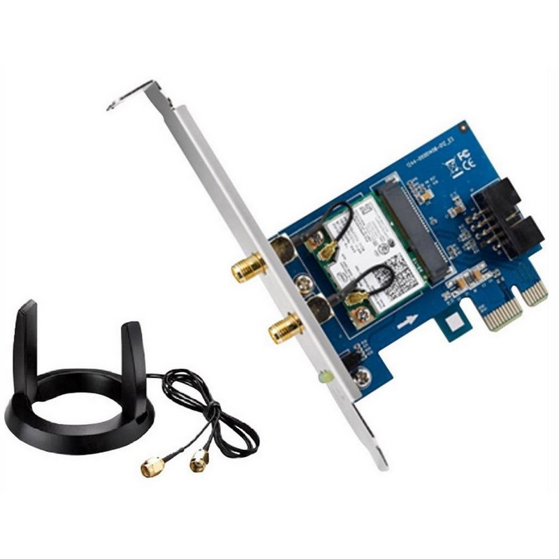 ASUS PCE-AC55BT_B1 Adaptador Wifi PCI-e AC1200 con Bluetooth 4.2