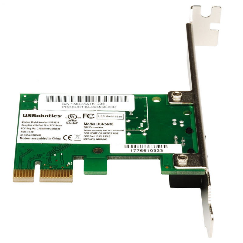 U.S. Robotics USR5638 Adaptador PCI-E 56K Fax | PcComponentes.com