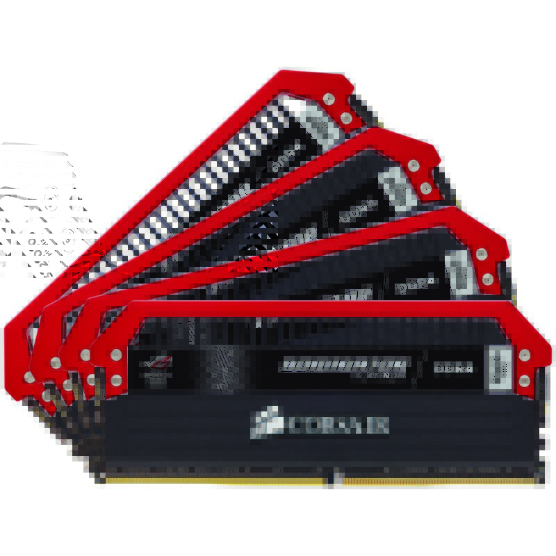 Corsair Dominator Platinum ROG DDR4 3200 PC4-25600 32GB 4x8GB CL16 ...