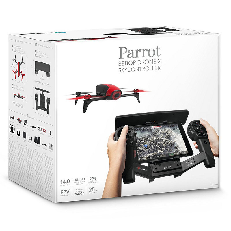 Parrot Bebop 2 Rojo + SkyController | PcComponentes.com