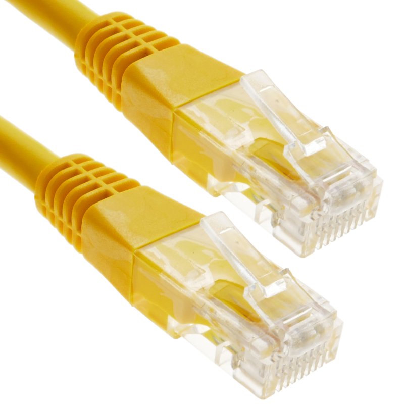 BeMatik Cable de Red UTP RJ45 Cat.6 15m Amarillo | PcComponentes.com
