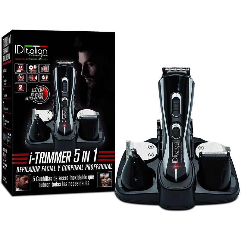 Italian Desing I-Trimmer Depiladora Facial/Corporal 5 en 1 ...