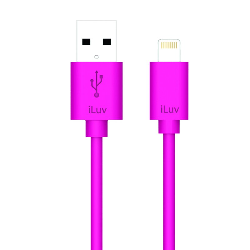 Iluv Cable Lightning a USB 2.0 Macho/Macho 1m Rosa | PcComponentes.com