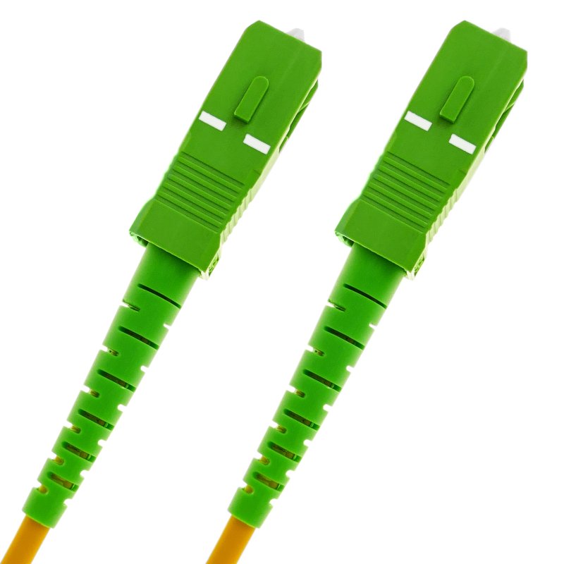 BeMatik Cable de Fibra Óptica SC/APC a SC/APC Monomodo SMF SX Simplex 9/125 Blindado OS2 5m ...