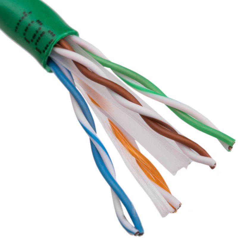 Bematik Bobina Cable UTP Rígido Cat.6 24AWG CCA 100m Verde ...