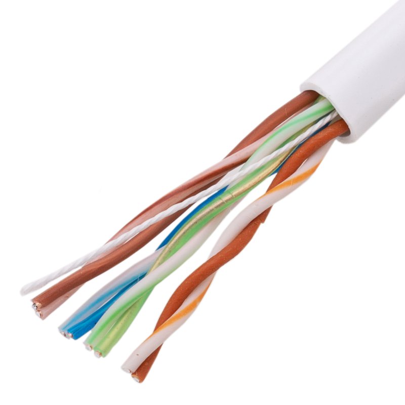 Bematik Bobina Cable UTP Rígido Cat.5e 24AWG CCA 100m Blanco ...