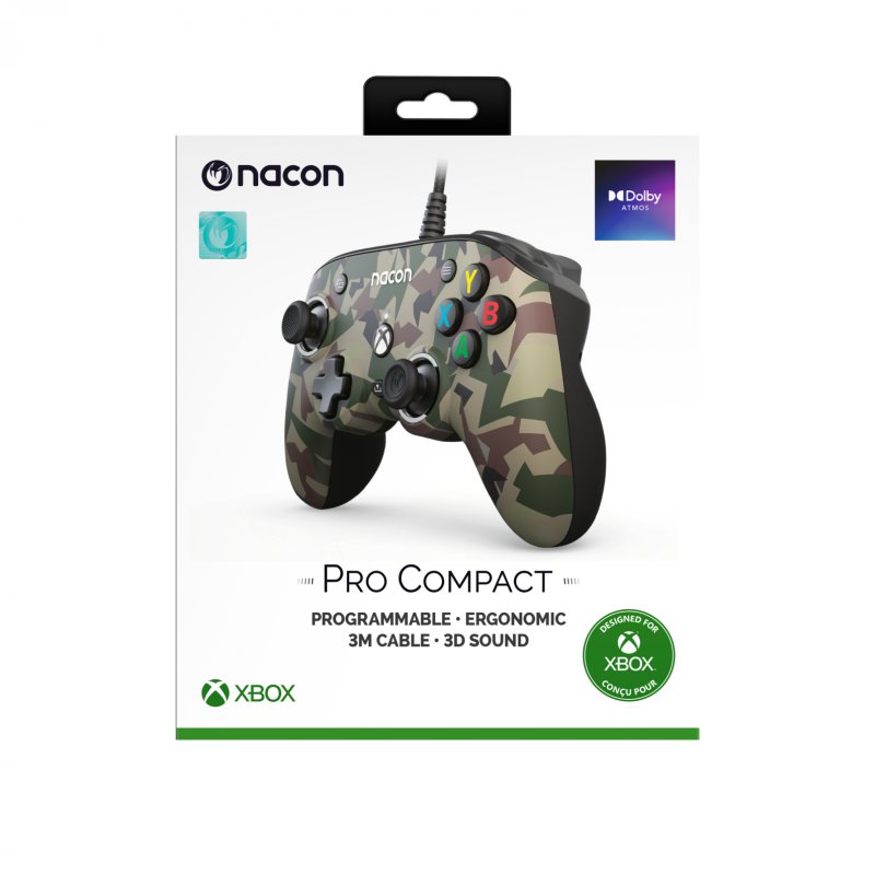 Nacon Pro Compact Controller Forest Xbox Series/Xbox One/PC ...