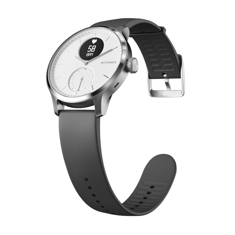 Withings Scan Watch Reloj Smartwatch 42mm Blanco | PcComponentes.com