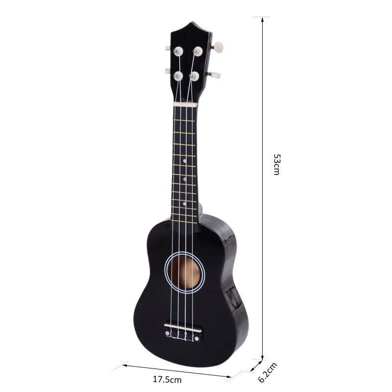 Homcom Ukelele 21" Soprano de Iniciación para Principiantes ...