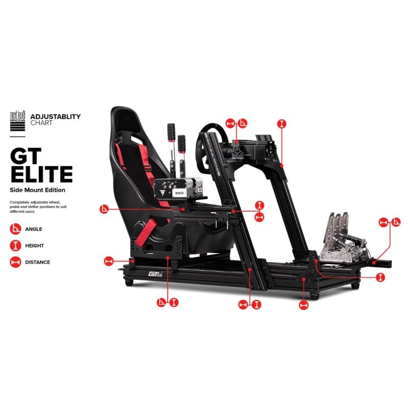 Next Level Racing GTElite Front and Side Mount Edition Estructura de ...