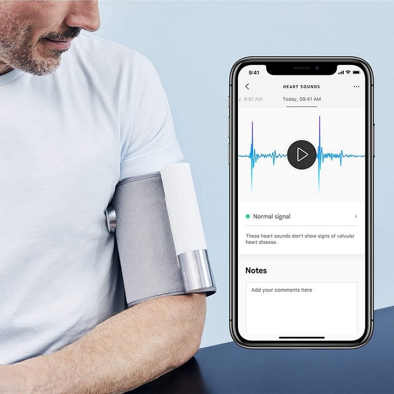Tensiomètre Withings BPM Core Smart Arm avec électrocardiogramme et ...