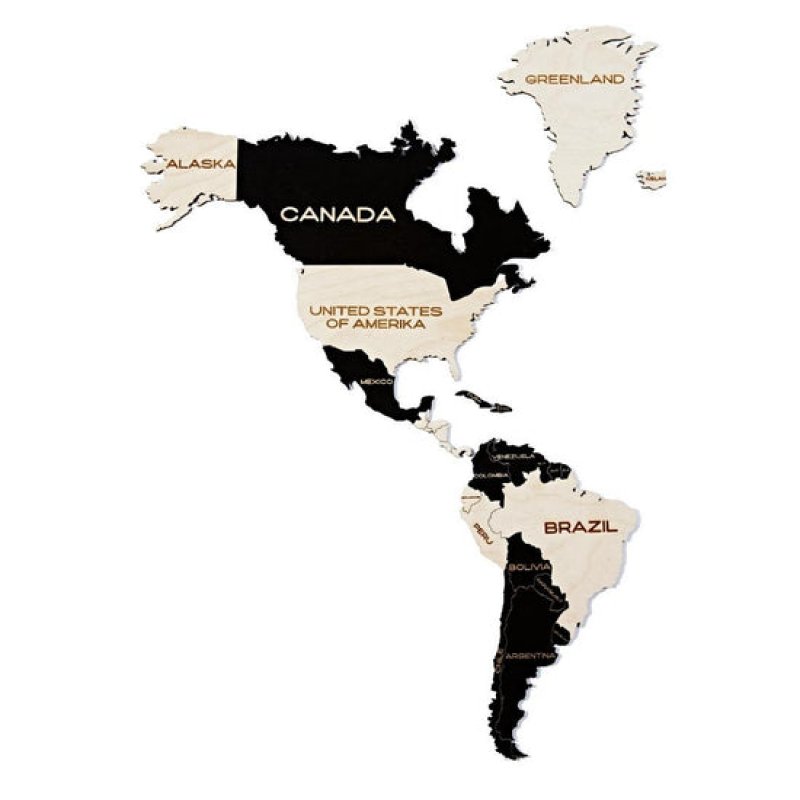 Active Puzzles Mapa Mundi Puzzle De Madera | PcComponentes.com