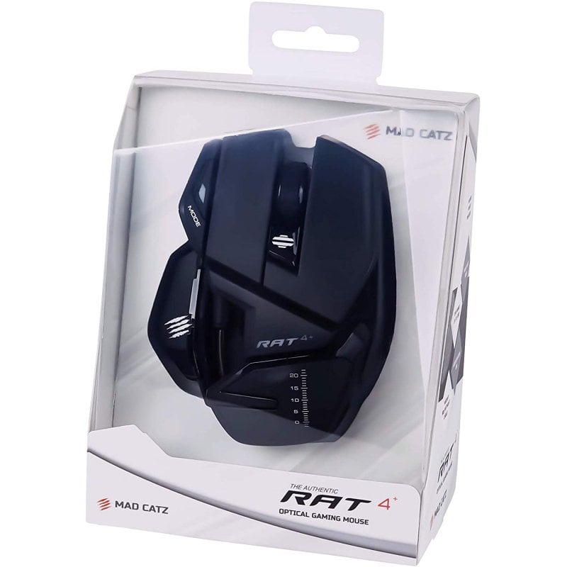 Mad Catz R.A.T 4+ Ratón Gaming 7200DPI Negro | PcComponentes.com