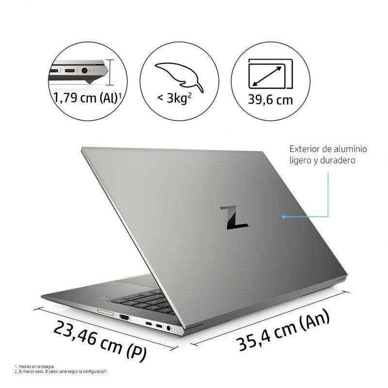 HP ZBook Studio G8 Intel Core i7-11850H/16GB/512GB SSD/RTX A3000/15.6 ...