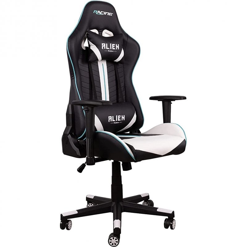 Bergner Alien Silla Gaming Negra/Blanca | PcComponentes.com