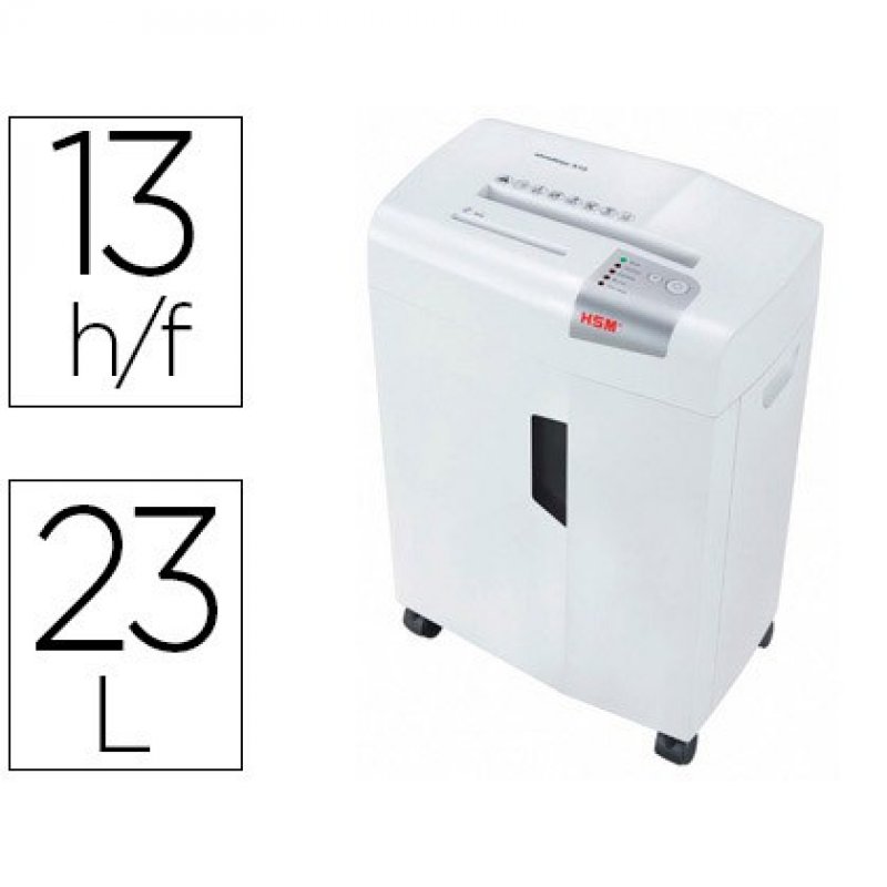 HSM Shredstar X13 Destructora De Documentos Capacidad De Corte 13 H En ...