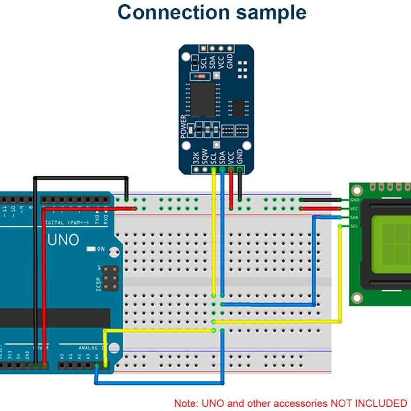 Module d'horloge de précision en temps réel OcioDual DS3231M I2C ...