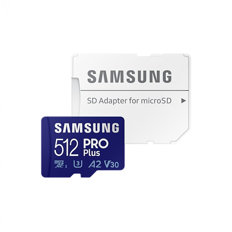 Samsung MicroSDHC Pro Plus 512GB Clase 10 + Adaptador SD ...