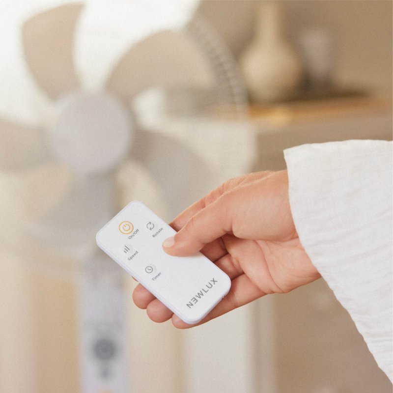 Newlux W550 Smart Ventoinha de Pé com Comando à Distância Branca ...