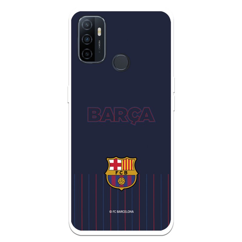 Capa para Oppo A53 de Barcelona Barsa Fundo azul Licença oficial Fc ...