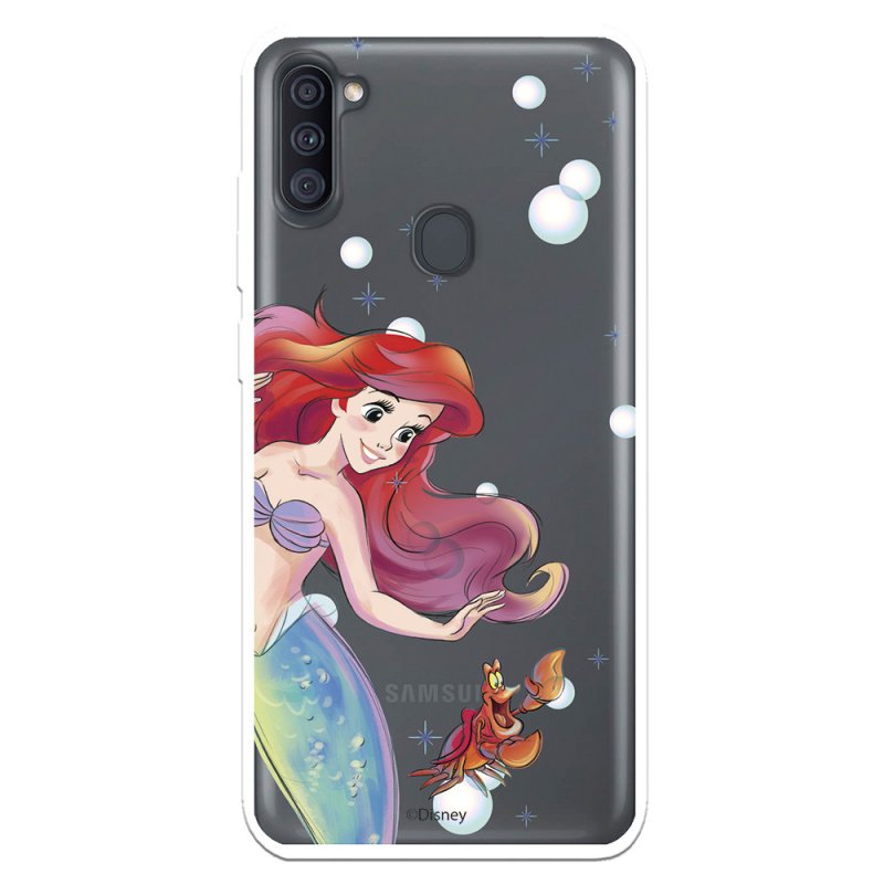 Capa Oficial Disney Ariel e Sebastian Bubbles Samsung Galaxy A11 - A ...
