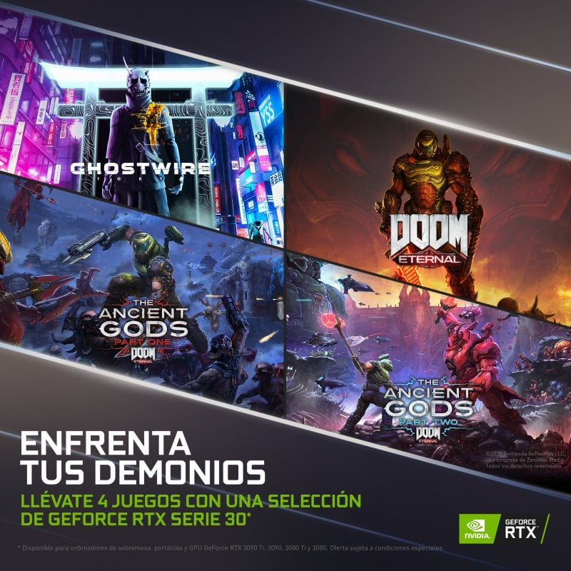 Nvidia BUNDLE FACE YOUR DEMONS | PcComponentes.com