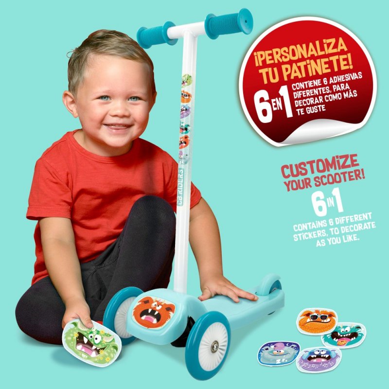 CB Toys Scooter Monstro Infantil Personalizável | PcComponentes.pt