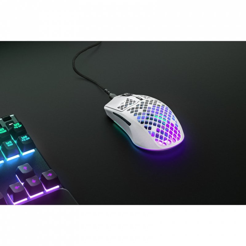 SteelSeries Aerox 3 2022 Snow Ratón Gaming 8500DPI | Oferta Aniversario ...