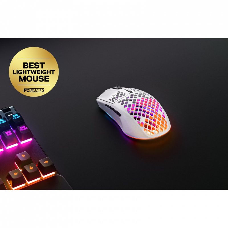 SteelSeries Aerox 3 Wireless 2022 Blanco | PcComponentes.com