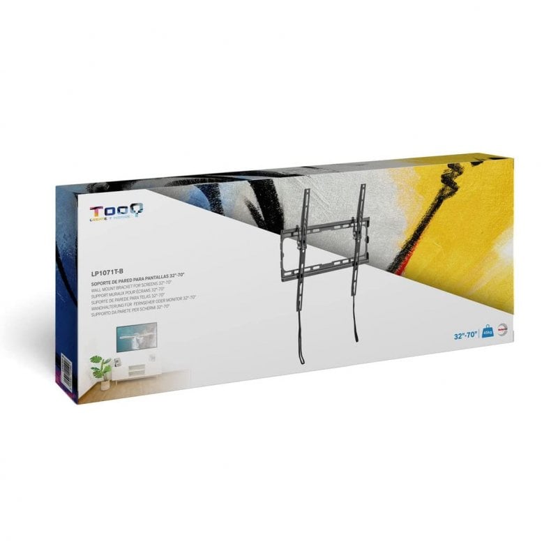 TooQ Suporte de Parede Inclinável para Monitor/TV 32"-70" VESA 400x400 ...