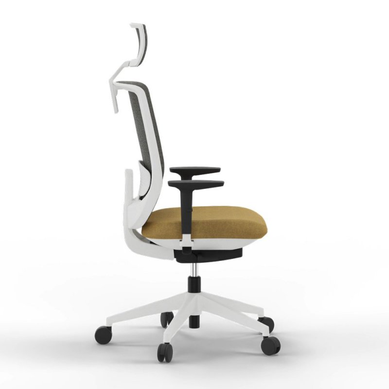 Actiu Trim Silla de Oficina Profesional Malla Amarillo Jaspeado ...