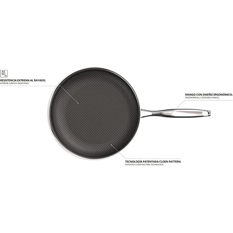 Sartén Foodie Pan 24 cm Full Inducction. Apta Para Horno ...