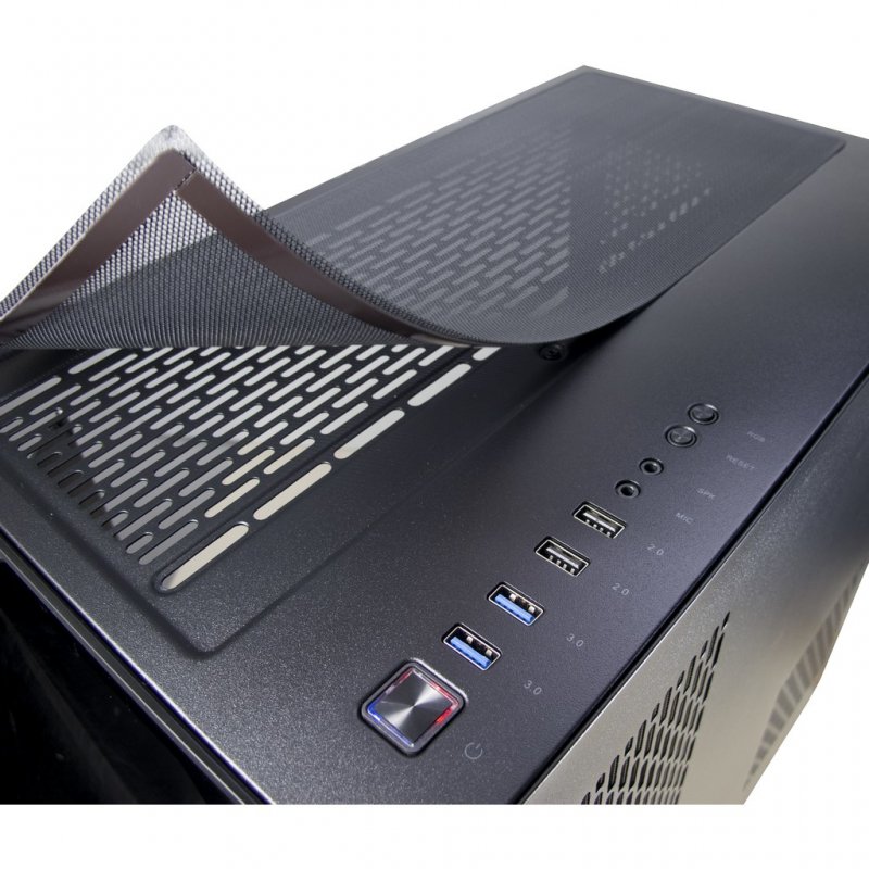 Inter-Tech C-701 Panorama Cristal Templado USB 3.0 Negra ...