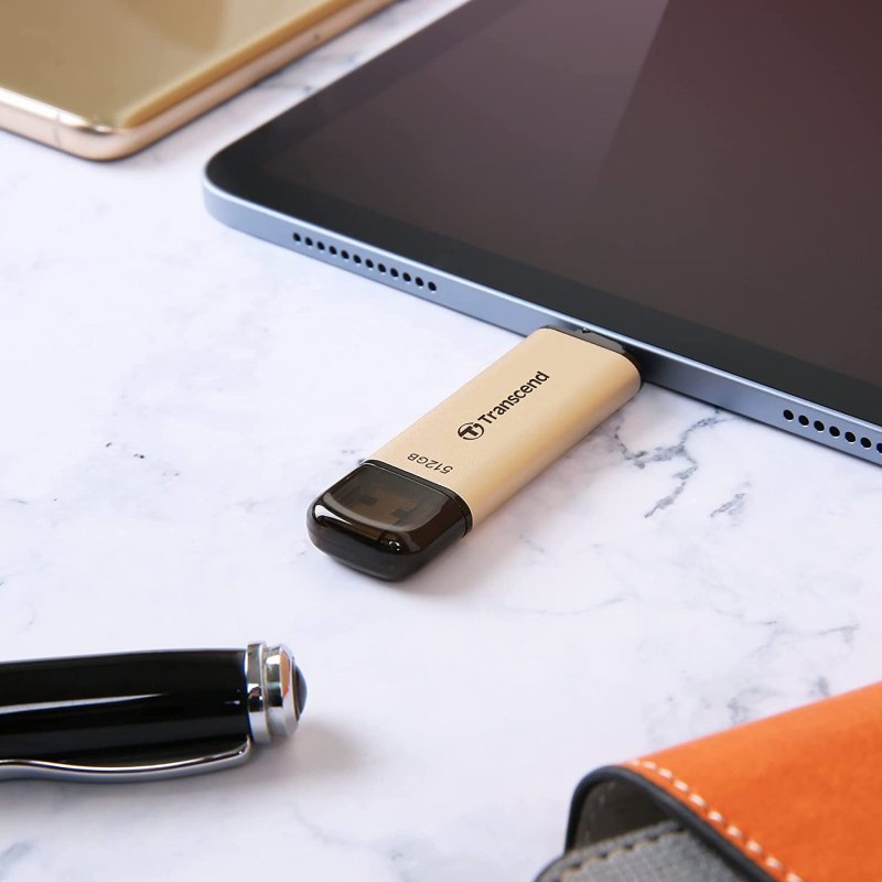Transcend JetFlash 930C 512GB USB 3.2/USB-C Oro | PcComponentes.com