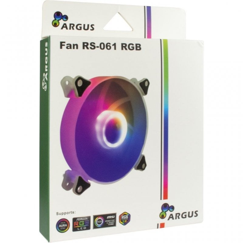 Inter-Tech Argus RS-061 RGB Ventilador 120mm | PcComponentes.com