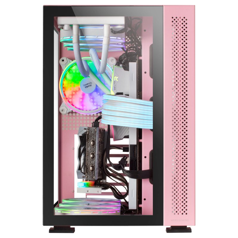 Mars Gaming Mcv2 Cristal Templado Usb 30 Rosa | PcComponentes.fr