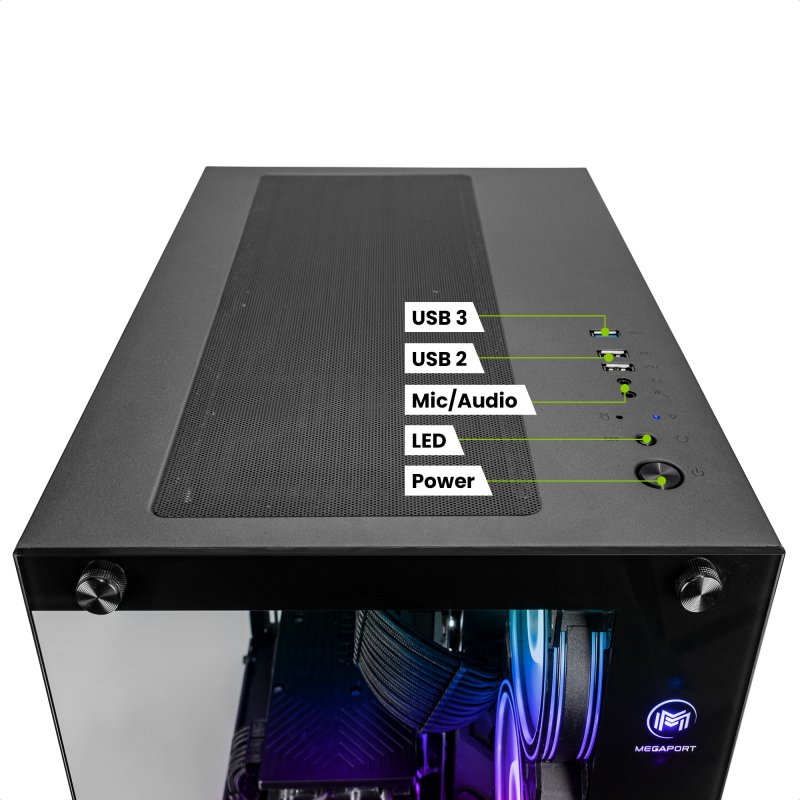 Megaport PC Gaming Intel Core i7 12700KF/32GB/1TB SSD/RTX 3080 ...