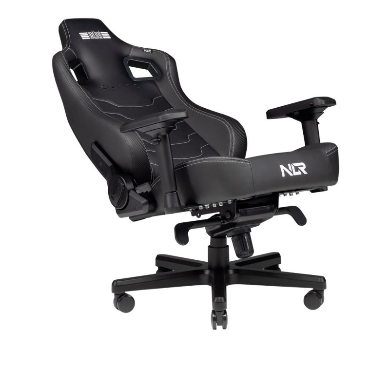 Next Level Racing Elite Chair Black Leather & Suede Edition Silla ...