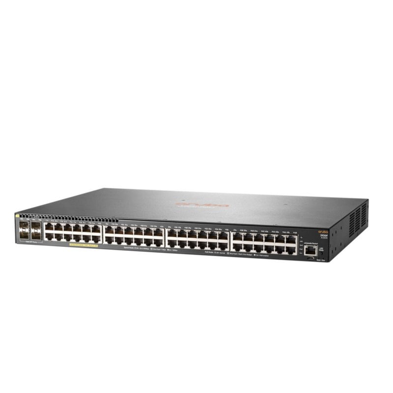 Aruba 2930F Switch Administrável L3 48 Portas Gigabit PoE+ 4 SFP ...