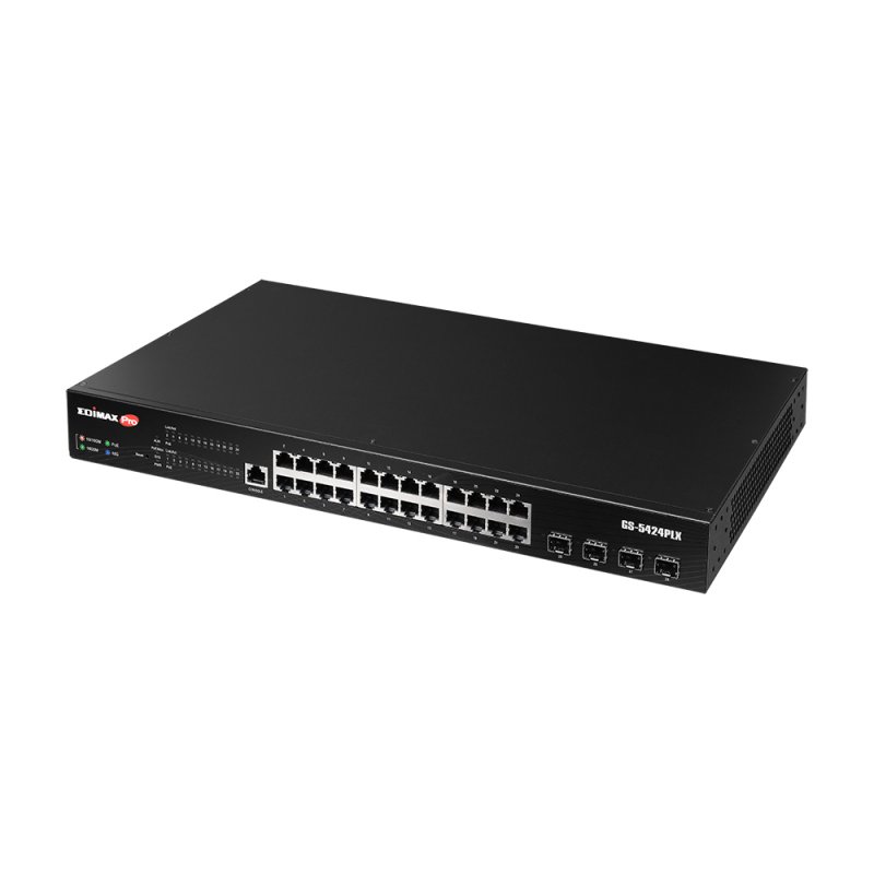 Edimax GS-5424PLX Switch Gerido L2 PoE 24 Portas Gigabit 4 SFP+ ...
