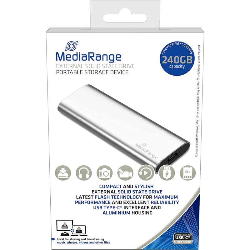 Mediarange MR1101 240GB SSD M.2 NVMe USB-C | PcComponentes.com