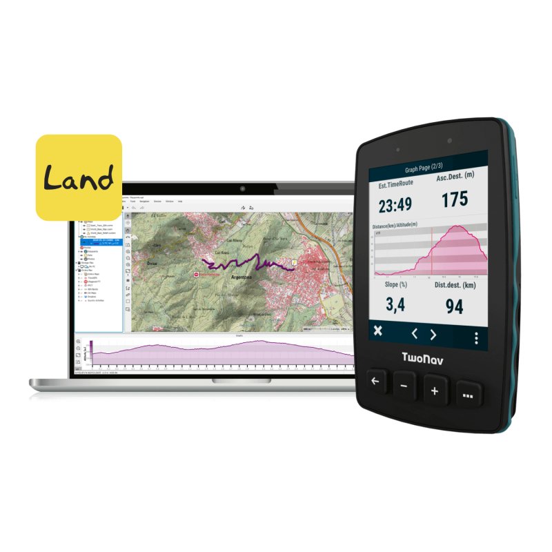 TwoNav Trail 2 Plus GPS para Bicicleta Azul | PcComponentes.com