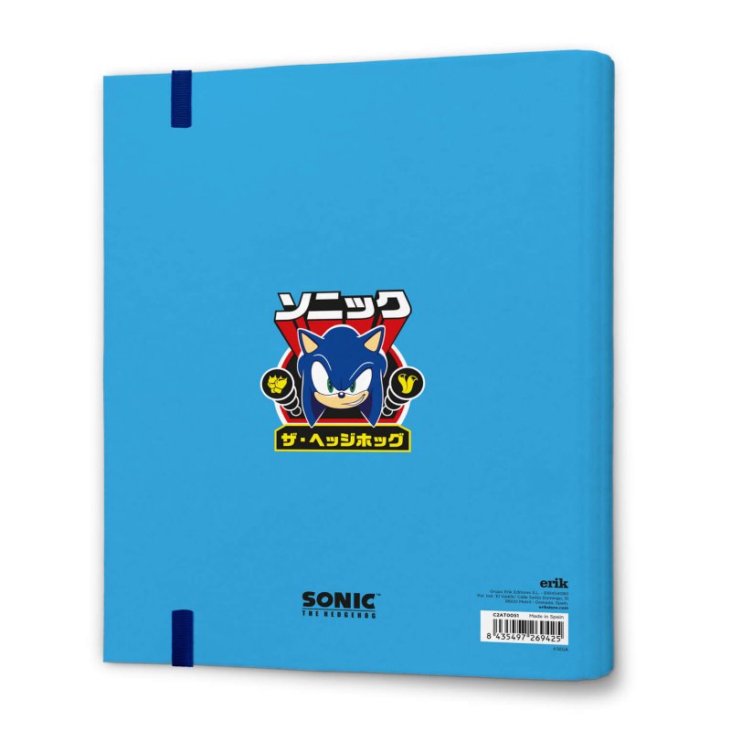 Erik Editores 2 Ring Binder Premium Sonic | PcComponentes.pt