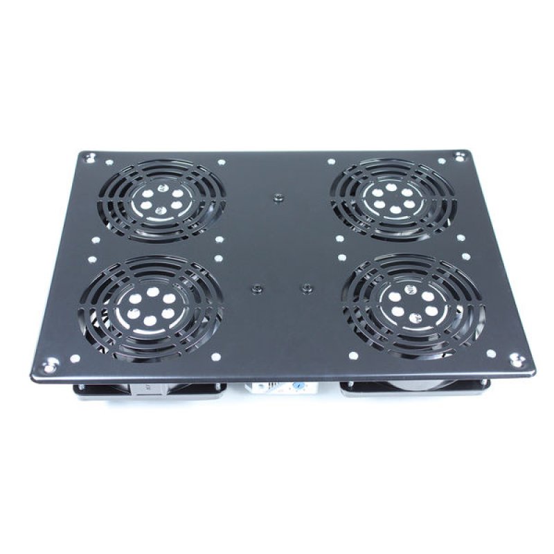 Kimex Tapa Superior 4 Ventiladores para Armario Rack 19" con Termostato ...