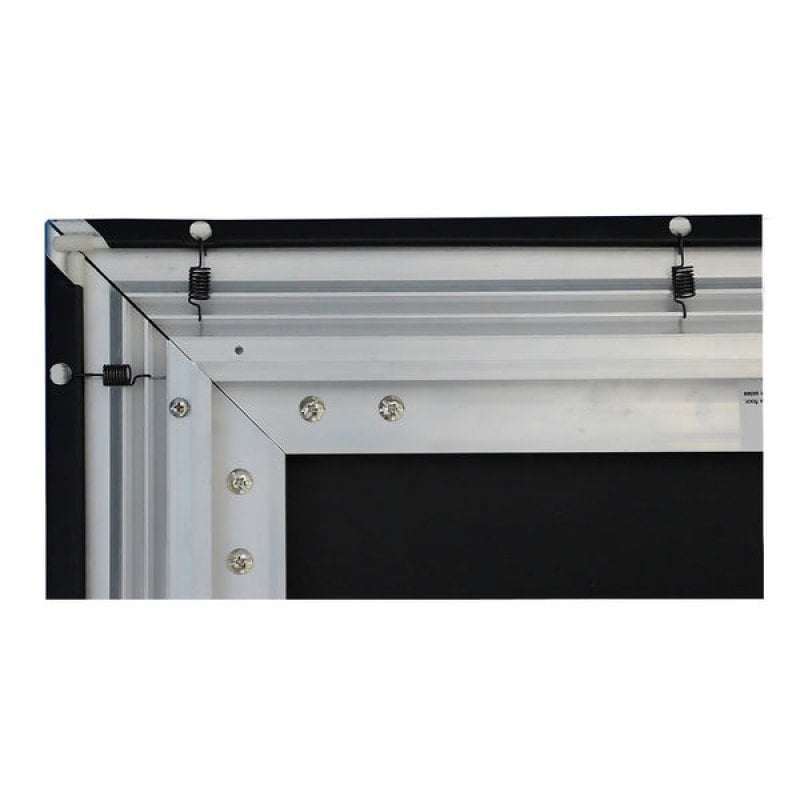 Écran de projection fixe Kimex avec cadre ultra fin 2,20 x 1,24 m ...