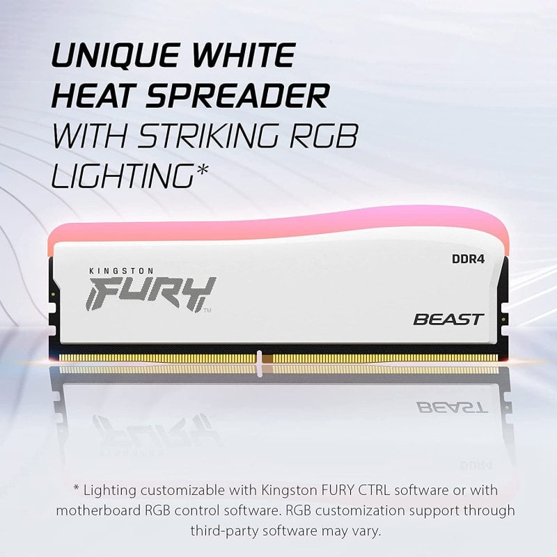 Kingston Technology FURY Beast RGB Special Edition module de mémoire 16 Go 2 x 8 Go DDR4 3200 ...