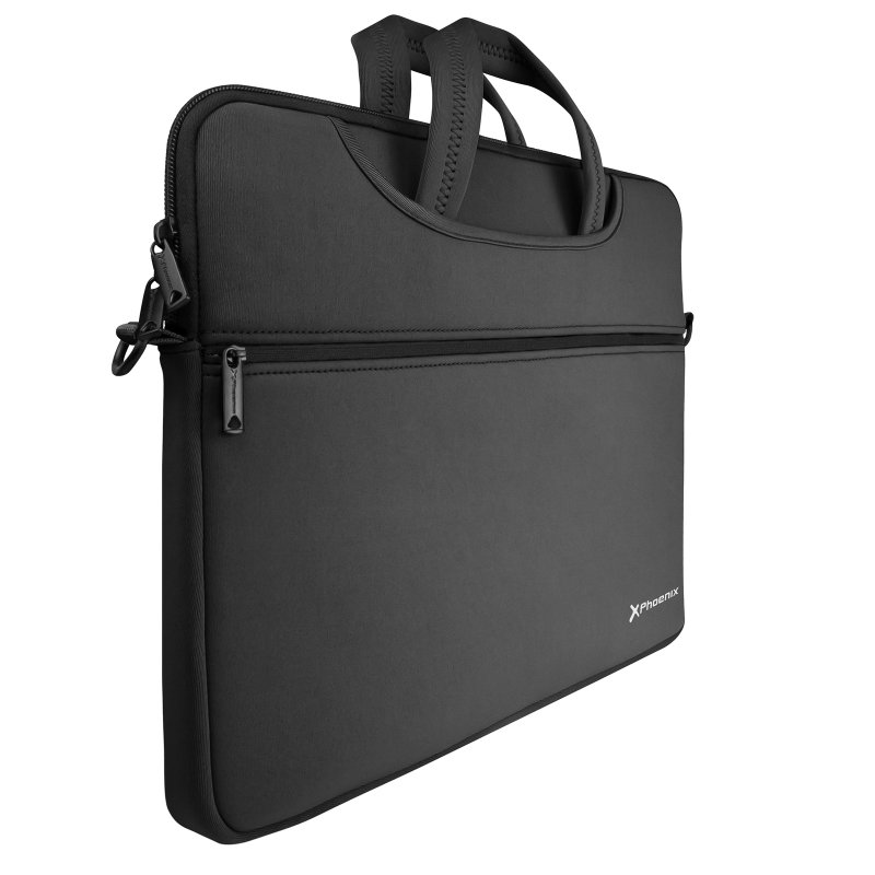 Maleta de neoprene preta Phoenix Basics para laptops de até 16 ...